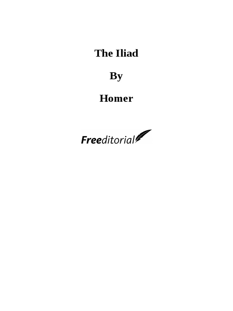 The Iliad PDF | PDF | Agamemnon | Achilles