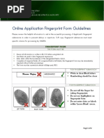 Fingerprints Form PDF | PDF