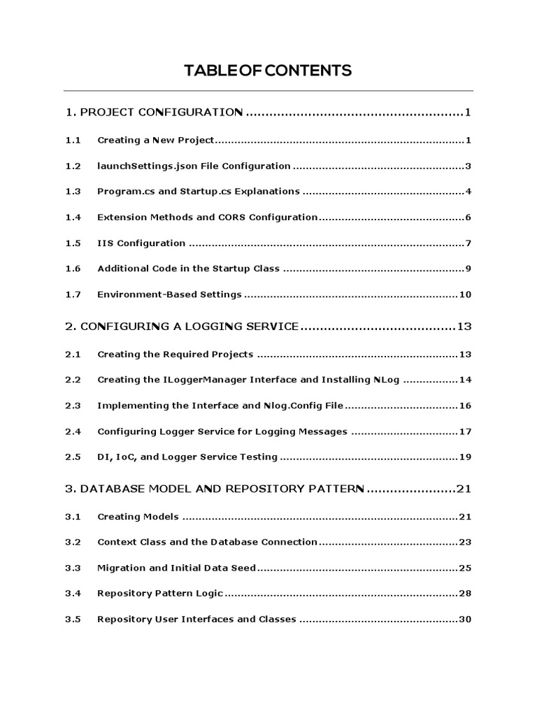 Core 3 Web API ToC PDF | PDF | Application Programming Interface ...