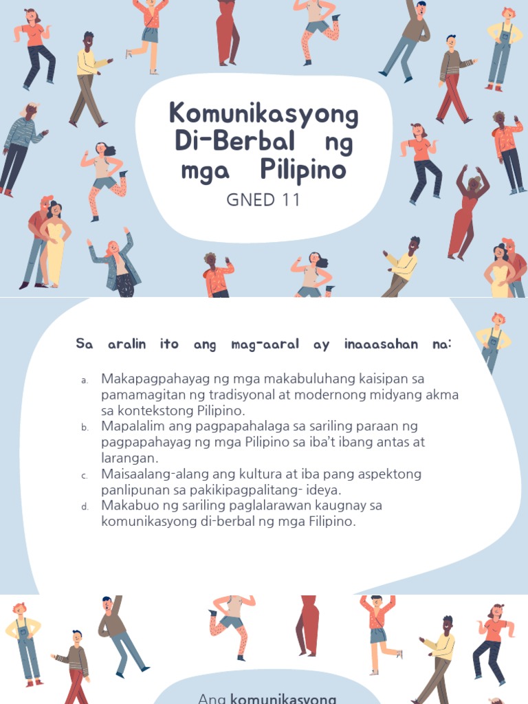 Komunikasyong Di-Berbal | PDF