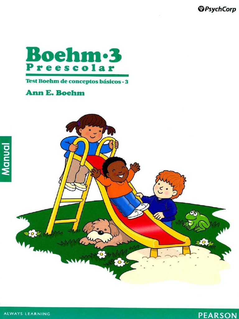 Manual Test (BOEHM-3) (Preescolar) PDF | PDF
