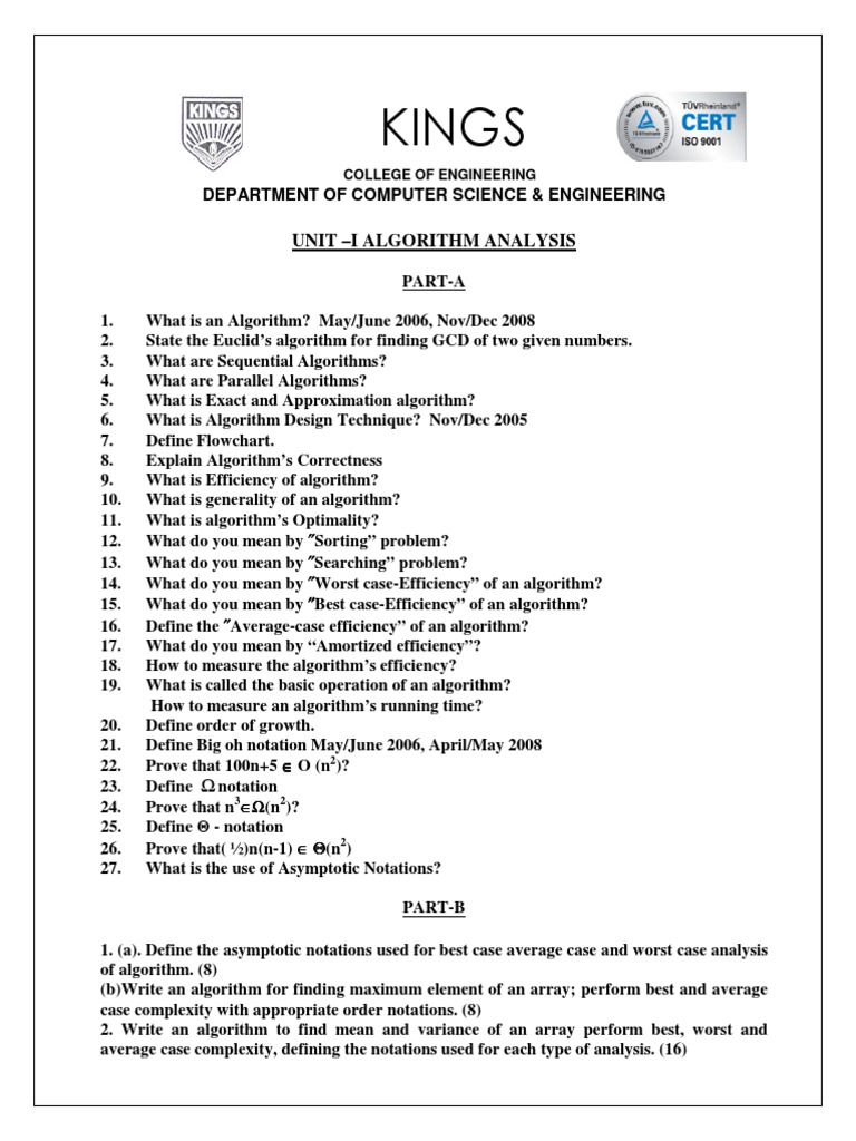 Algorithm Analysis Pdf Pdf Computational Complexity Theory Algorithms