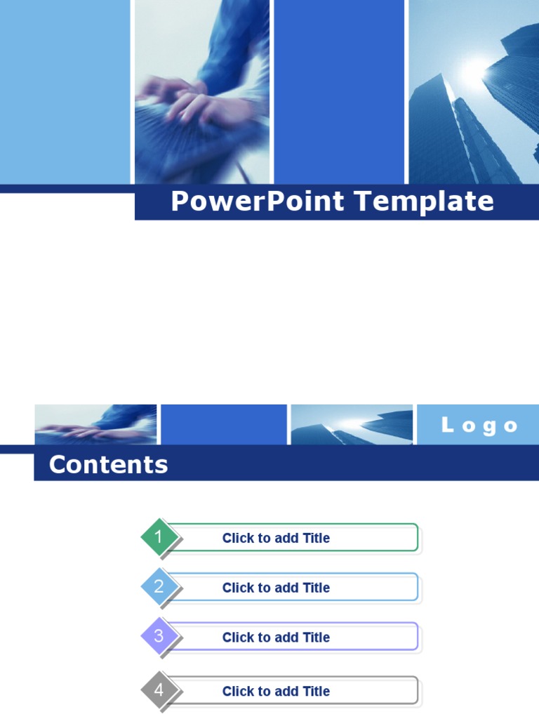 PowerPoint Template 1 | PDF | Communication Design | Software