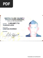 Cedula Alexander | PDF