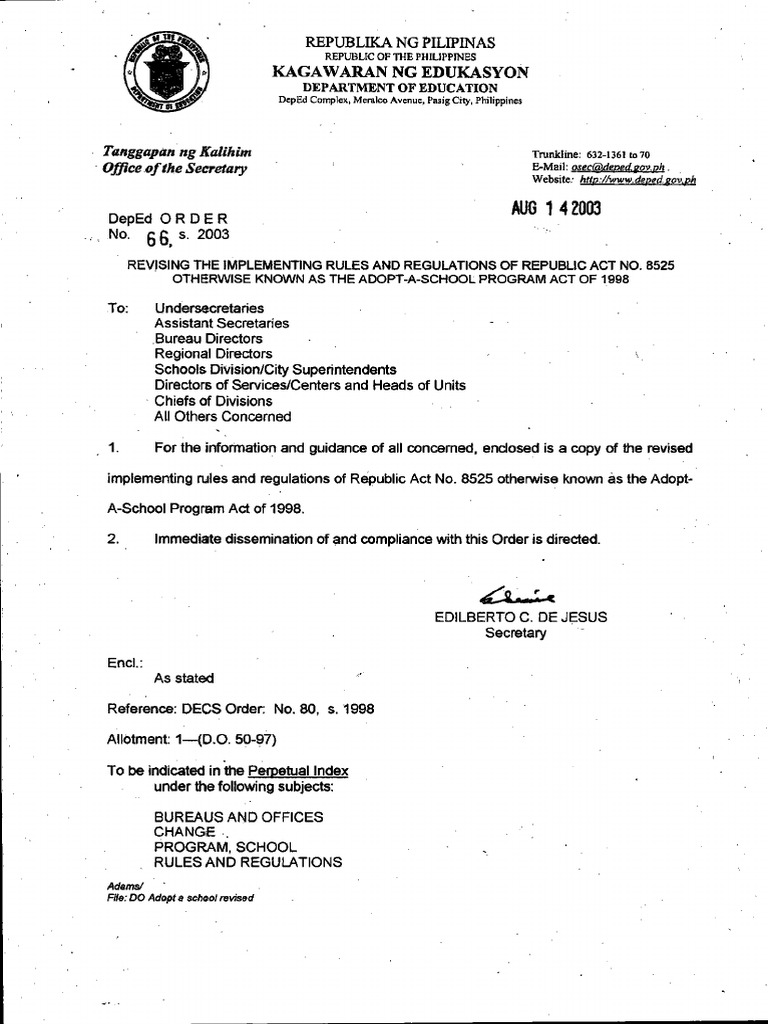 DO s2003 66 PDF | PDF