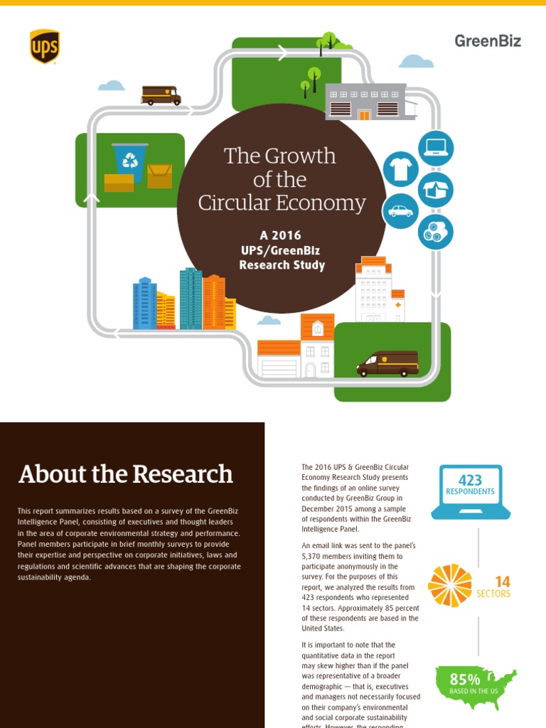 UPS GreenBiz Whitepaper PDF | PDF | Recycling | Reuse