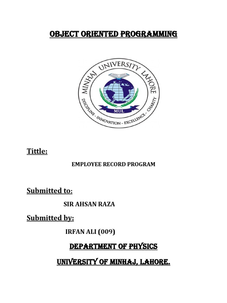 Employee SDF | PDF | Object Oriented Programming | Software Development