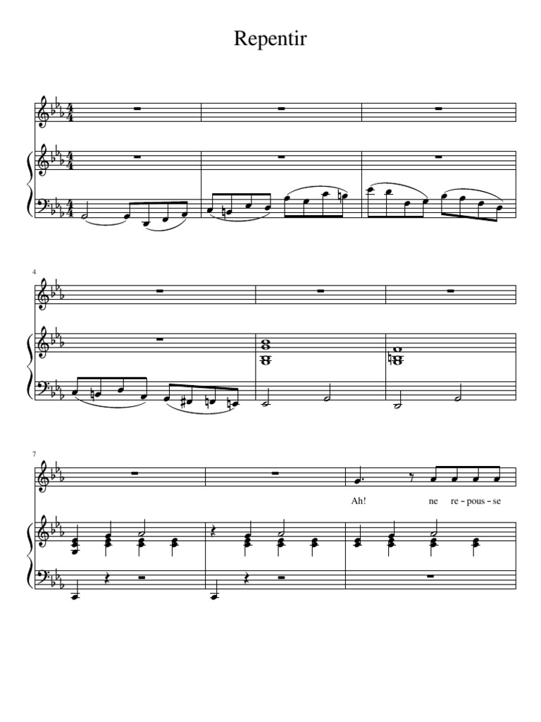 Repentir Gounod PDF | PDF