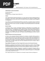 Independent Auditor's Report - Sample | PDF | Financial Audit | Auditor ...