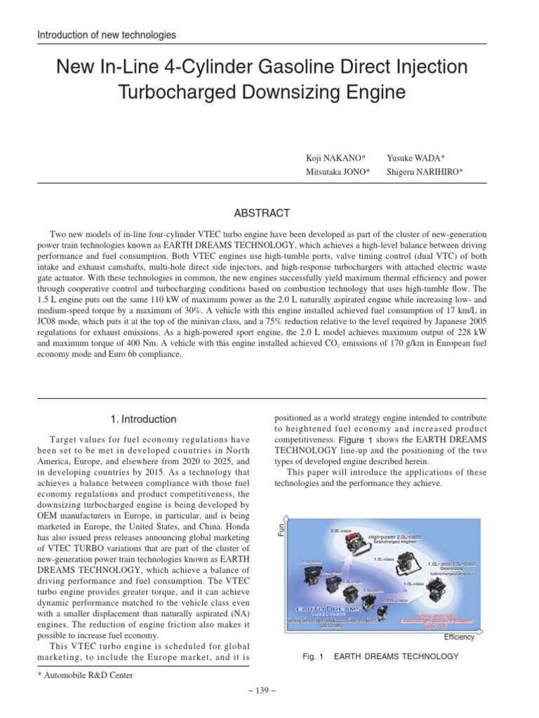 New In-Line 4-Cylinder Gasoline Direct Injection Turbocharged ...