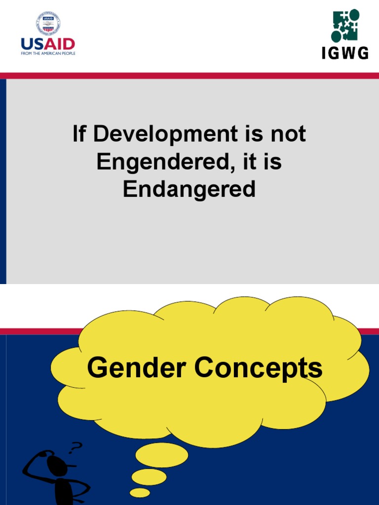 If Development Is Not Engendered, It Is Endangered | PDF | President's ...