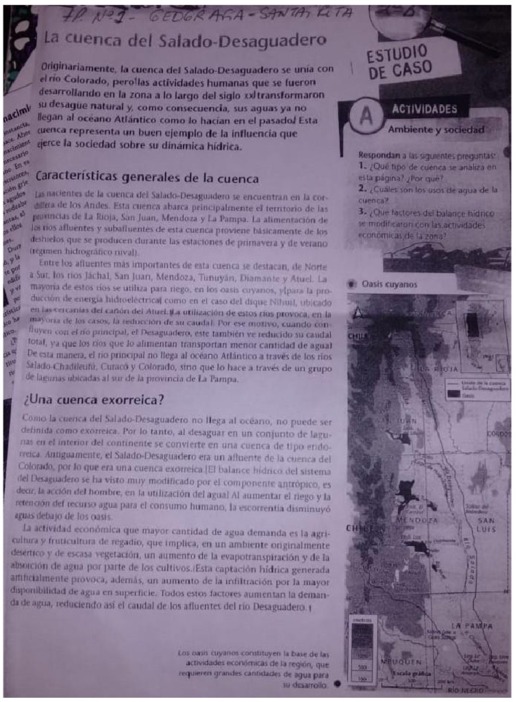 La Cuenca Del Salado Trabajo Practico | PDF