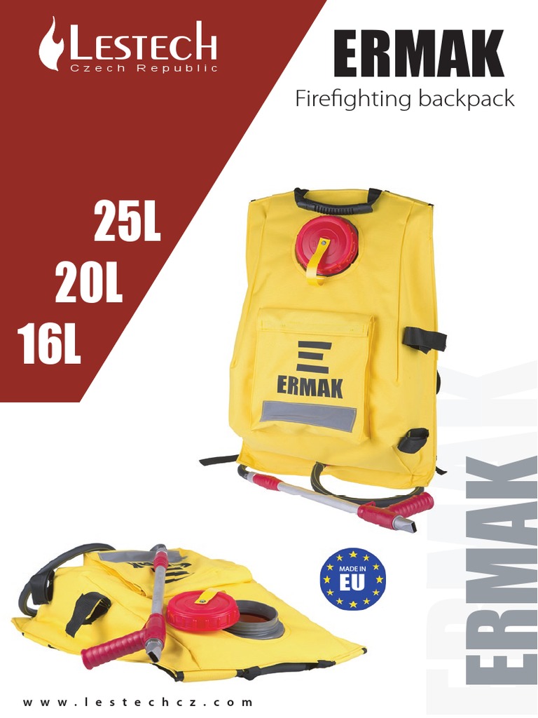 Ermak 20 | PDF | Firefighting | Backpack