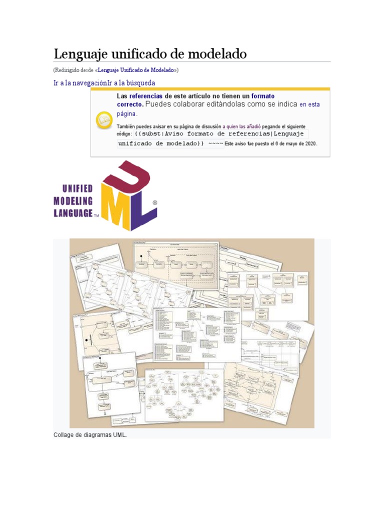 Lenguaje Unificado Modelado | PDF | Lenguaje de modelado unificado | Desarrollo de software