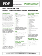 Diabetes Meal Planning Guide | PDF | Healthy Diet | Nutrition Facts Label