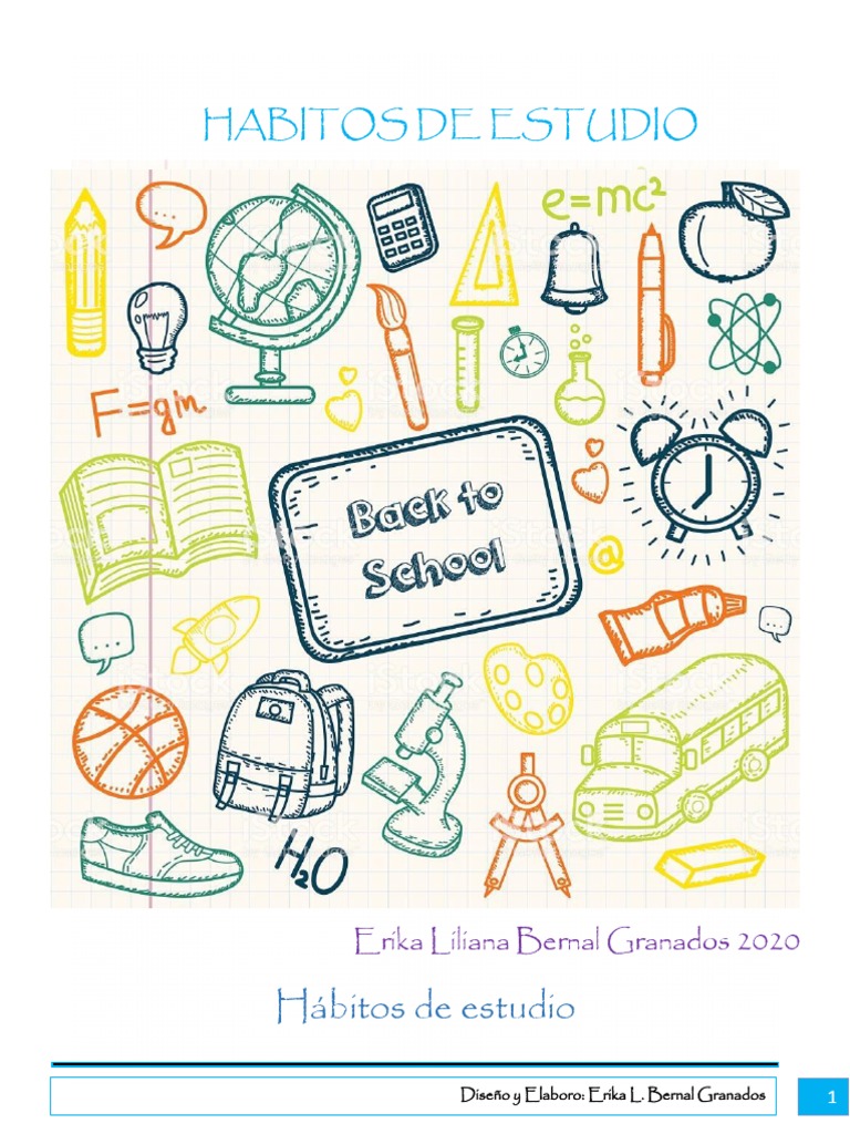 HABITOS DE ESTUDIO CARTILLA Erika Bernal | PDF | Información | Aprendizaje