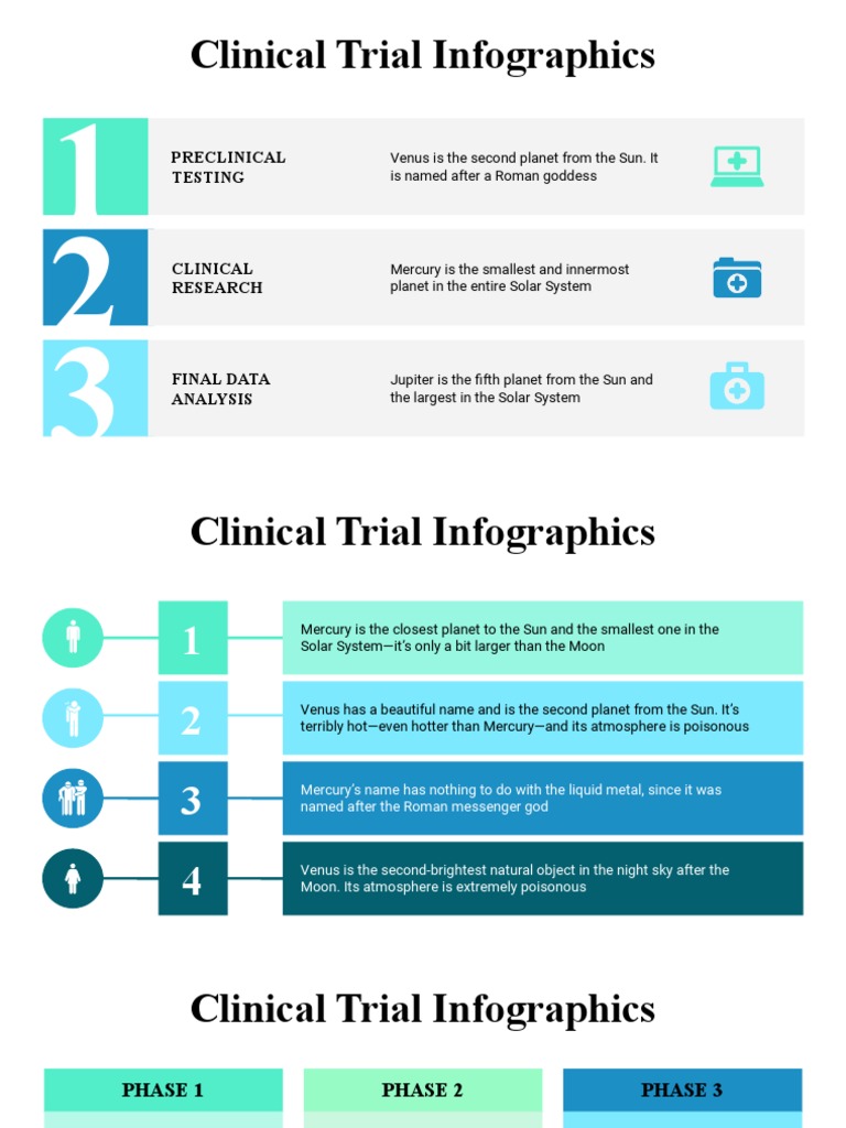 Infografía Clinical Trial Infographics | PDF | Solar System | Planets