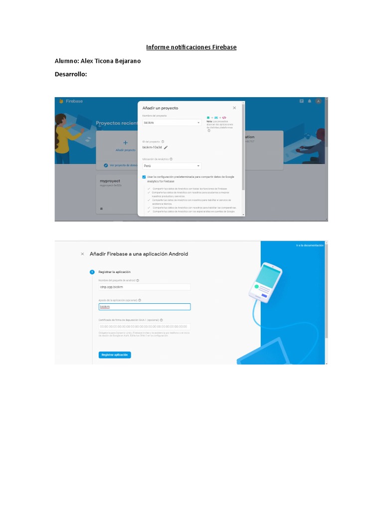 Informe Notificaciones Firebase | PDF
