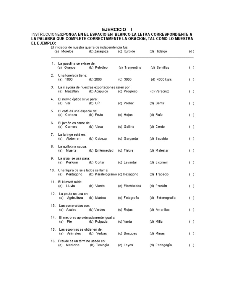 Prueba Terman PDF | PDF | Naturaleza
