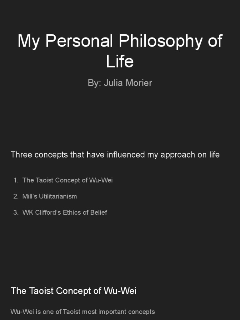 My Personal Philosophy of Life-3 | PDF | Philosophy | Self-Improvement