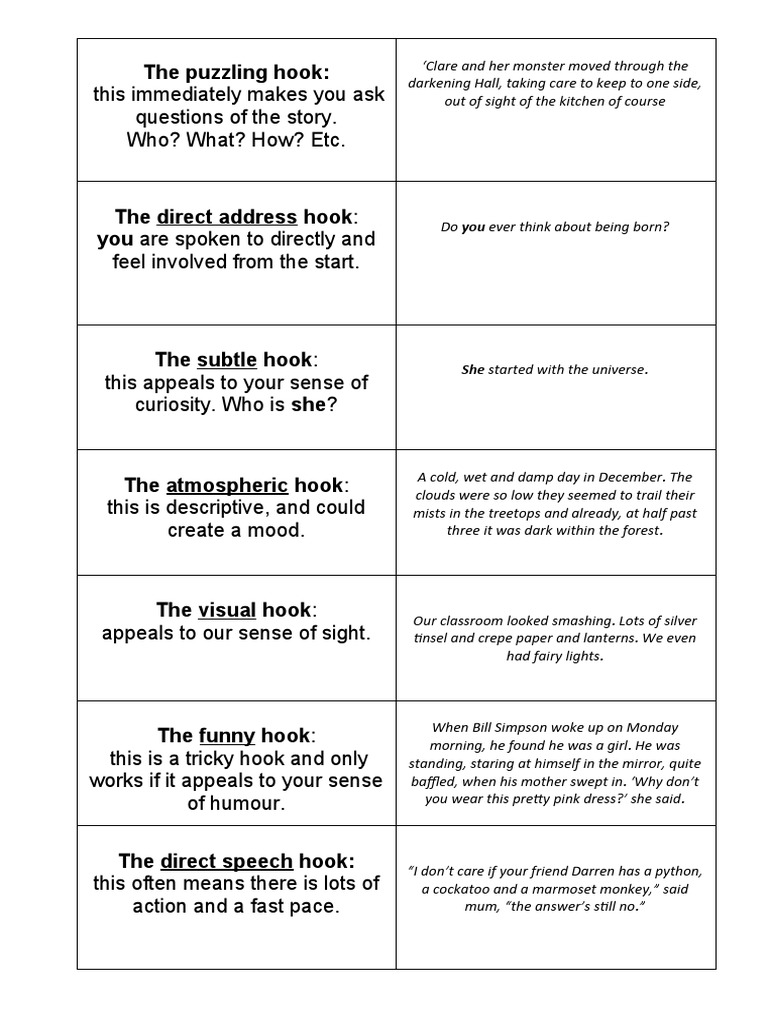 The Puzzling Hook:: She Started With The Universe | PDF