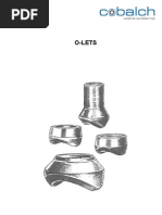Latrolet and Latrolet Dimensions | PDF | Tools | Pipe (Fluid Conveyance)