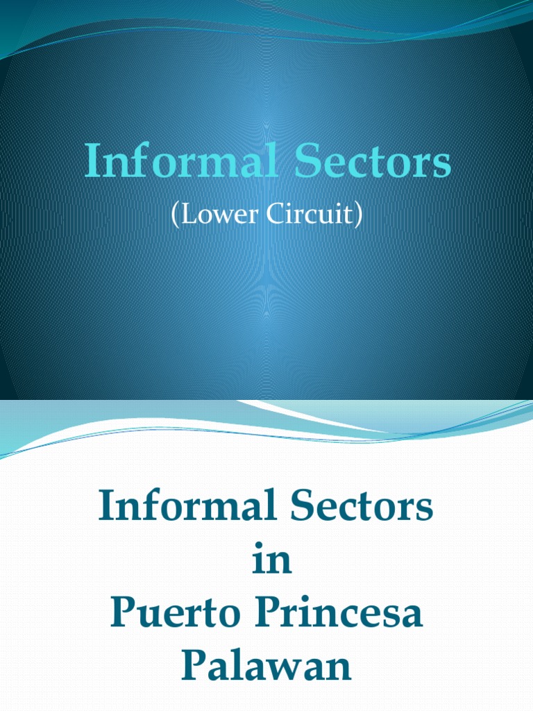 Part 2 - Informal Sectors | PDF