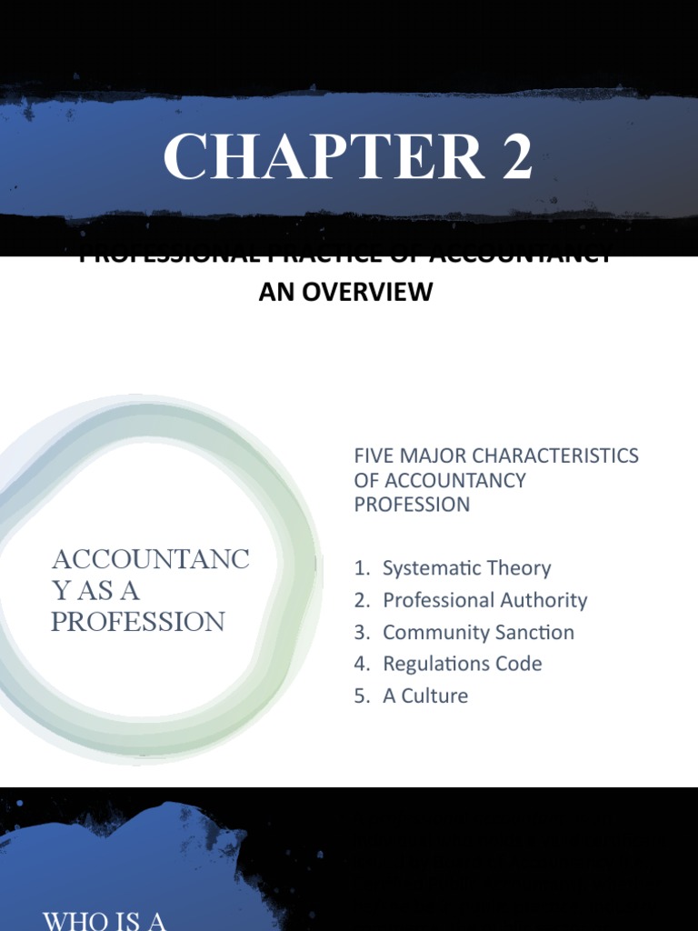 Chapter 2 - Professional Practice of Accountancy | PDF | Internal Audit ...