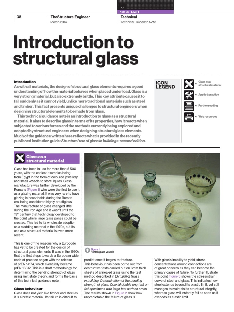 Glass PDF | PDF | Glasses | Strength Of Materials