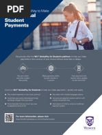 Convera Student Infosheet | PDF | Payments | Banks