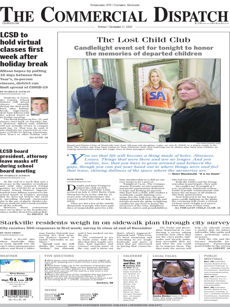 Commercial Dispatch Eedition 12-13-20 | PDF | Joe Biden | Donald Trump