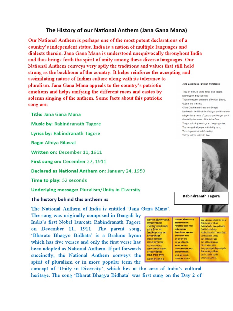 The History of Our National Anthem | PDF | Entertainment (General)