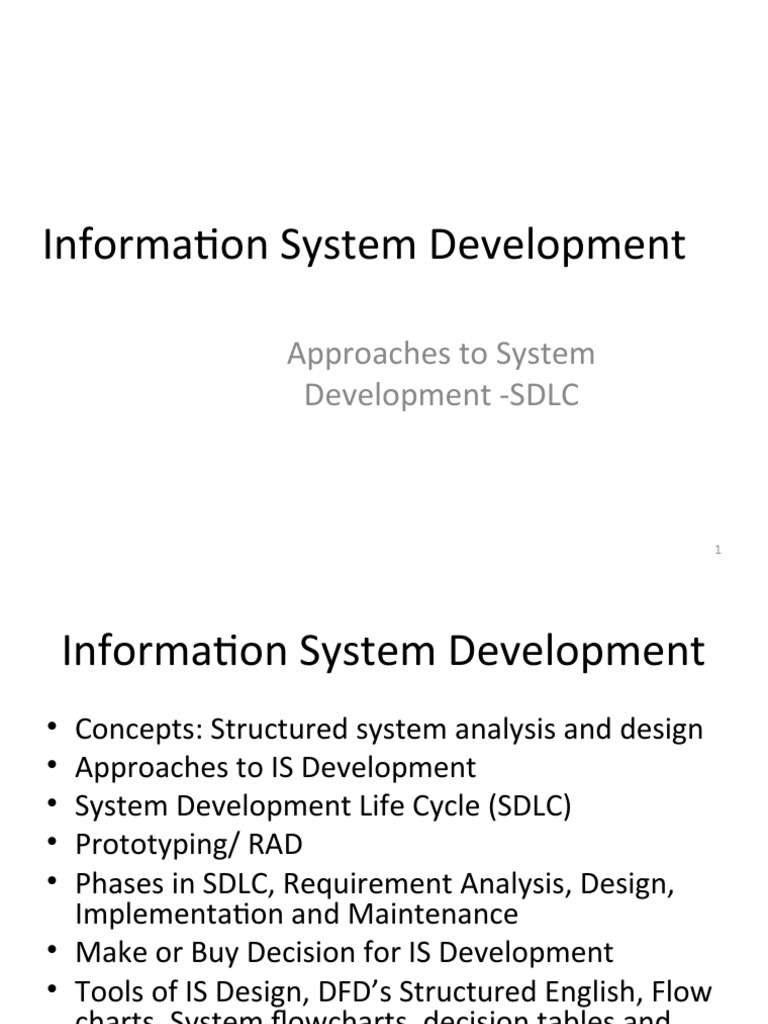Information System Development | PDF | Software Development Process | Software Prototyping
