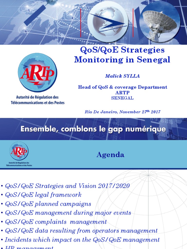 Qos/Qoe Strategies Monitoring in Senegal: Head of Qos & Coverage ...