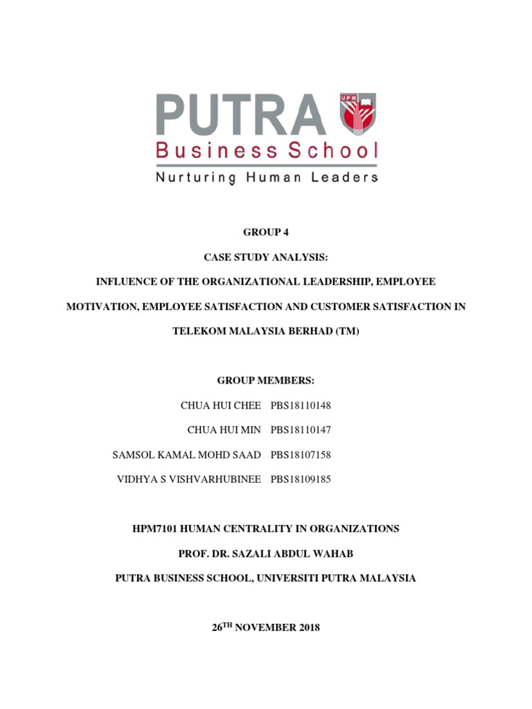 HCO CSA - Group 4 - TM Case Study Analysis - PDF (EXAMPLE) PDF | PDF ...