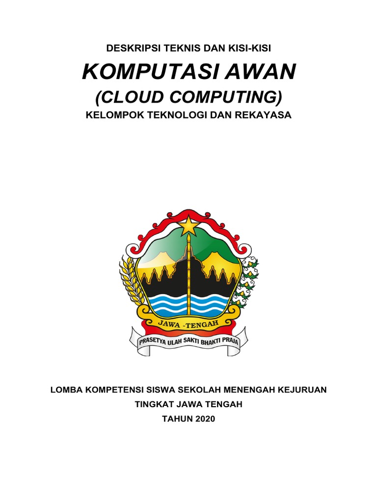 Deskripsi Teknis Dan Kisi-Kisi LKS Cloud Computing TK Jawa Tengah 2020 | PDF | Seni | Komputer