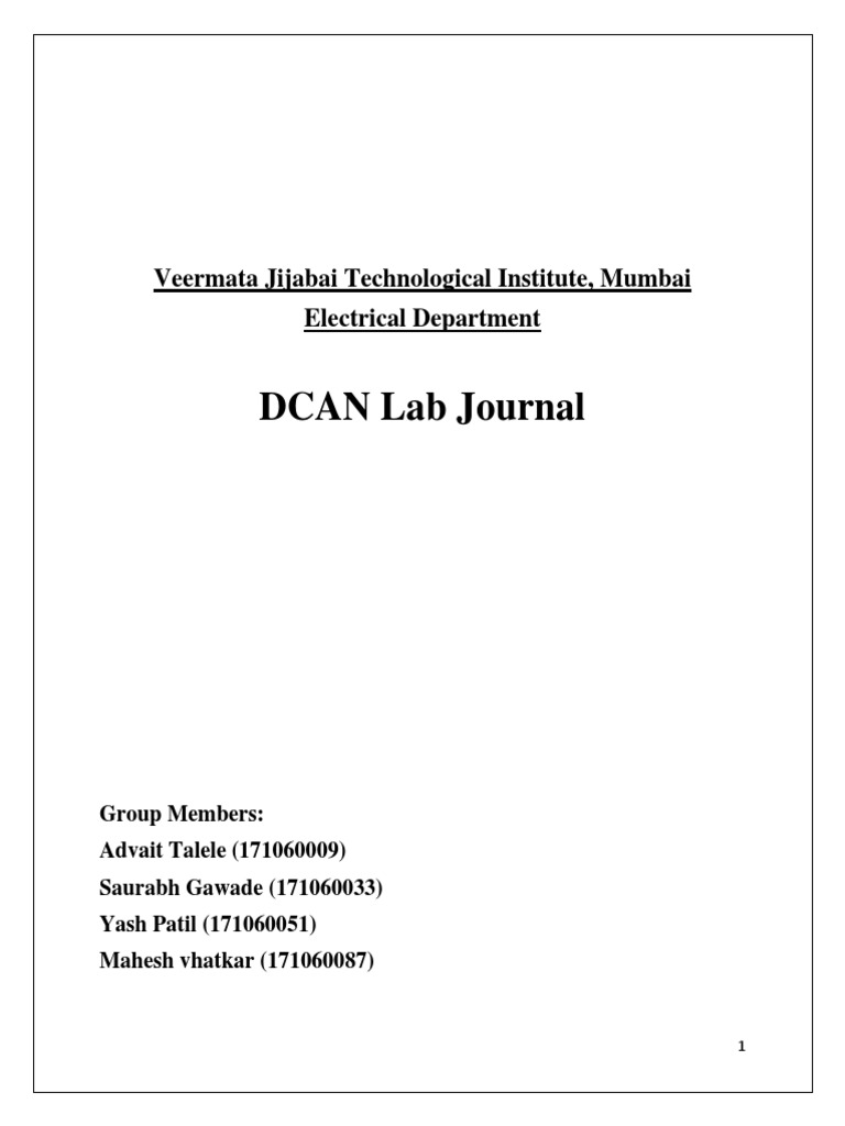 DCAN Lab Journal Final PDF | PDF | Network Switch | Computer Network