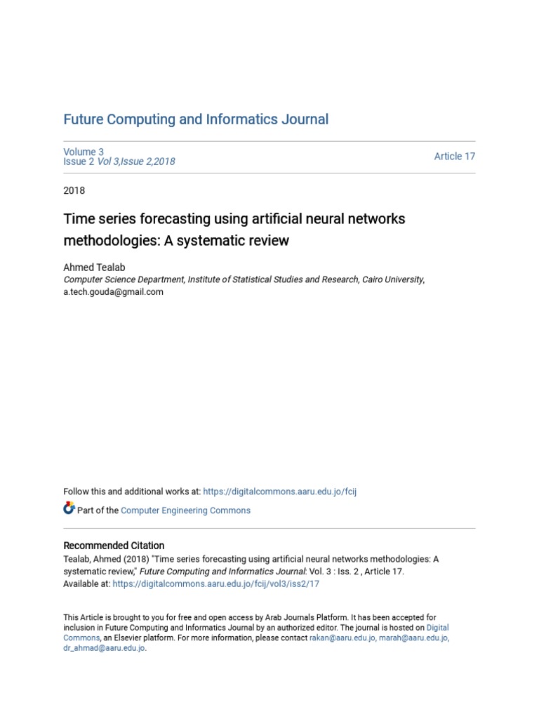 Time Series Forecasting Ann Download Free Pdf Time Series