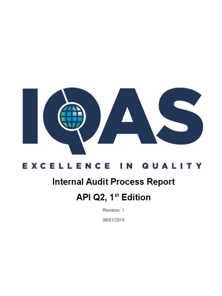 API Q2 - Audit Checklist | PDF | Audit | Quality Management System