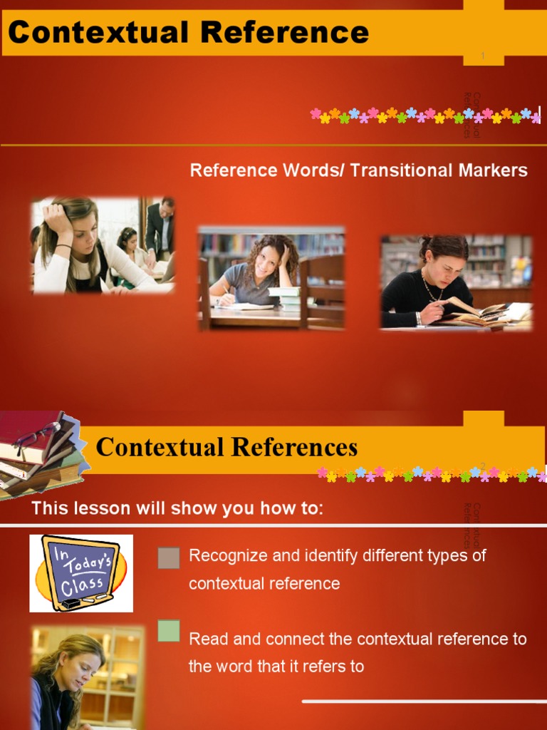 Understanding Contextual References | PDF | Telecommunication ...