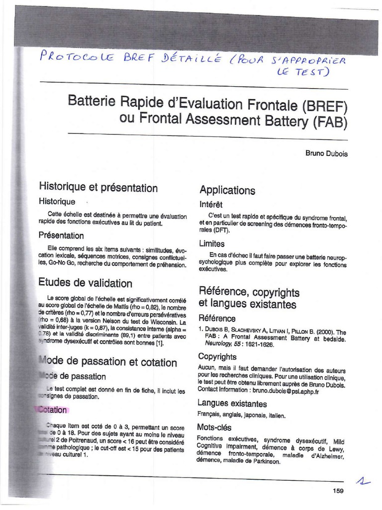 Test Bref PDF | PDF