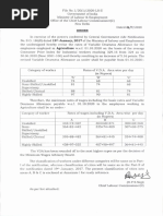 Central Minimum Wages Effective Oct 2025 | PDF | Minerals | Natural ...