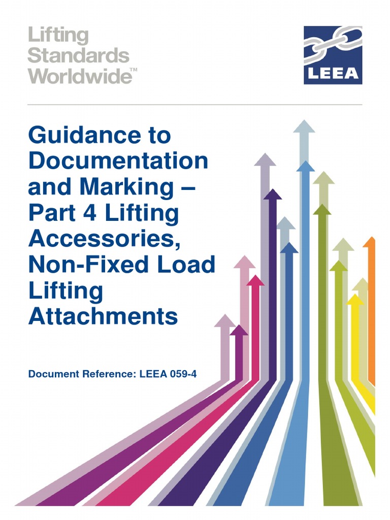 LEEA-059-4 Documentation and Marking - Part 4 Lifting Accessories Non ...