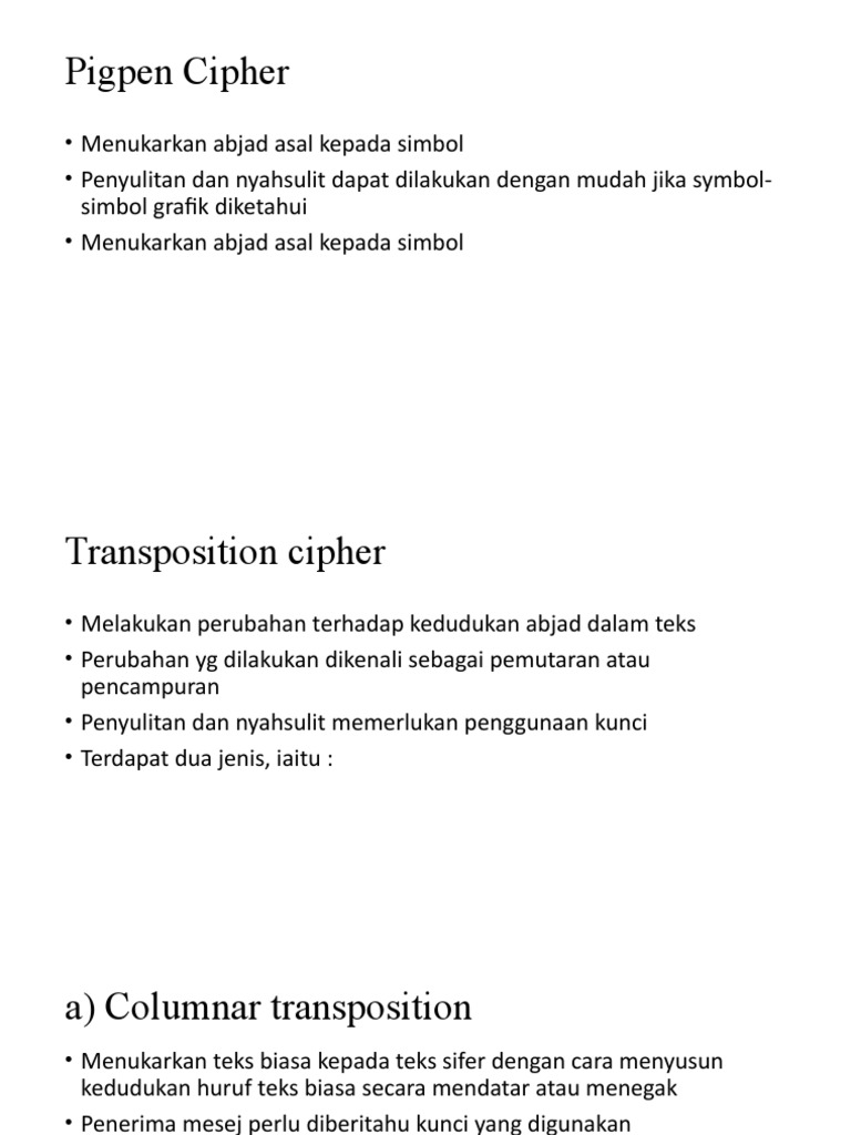 Pigpen Cipher | PDF