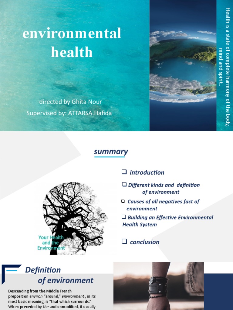 Understanding Environmental Health | PDF | Environmental Health | Ecosystem