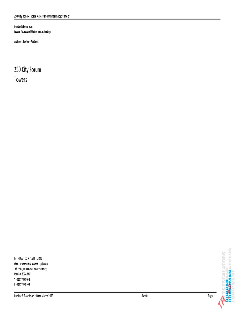 Facade Access and Maintenance Strategy-Ref. From Google | PDF | Ac ...