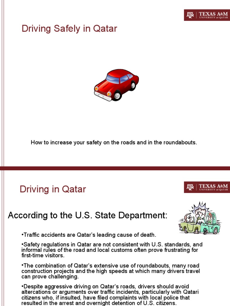 Driving Safely in Qatar: How To Increase Your Safety On The Roads and ...