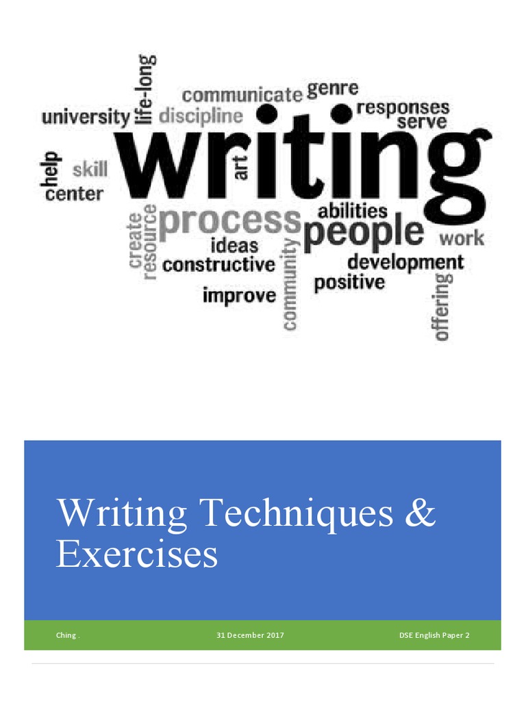 Writing Techniques | PDF | Verb | Adjective