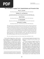 Bells Test | PDF | Neuropsychology | Cognition