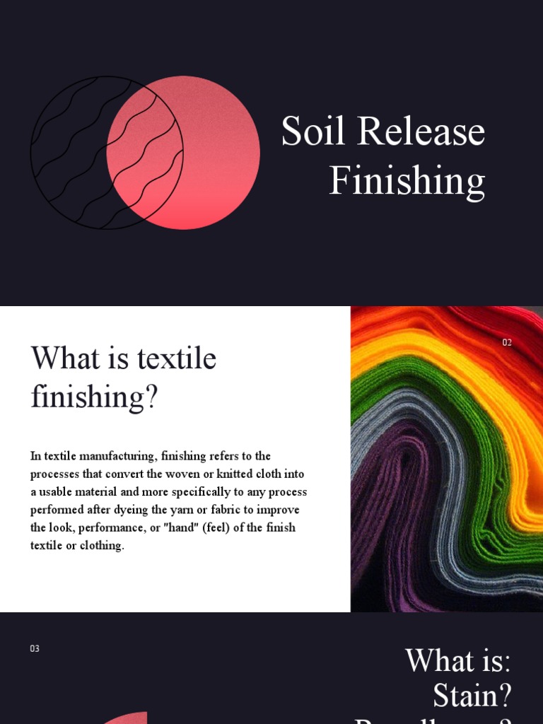 Soil Release Finish | PDF | Textiles | Particulates